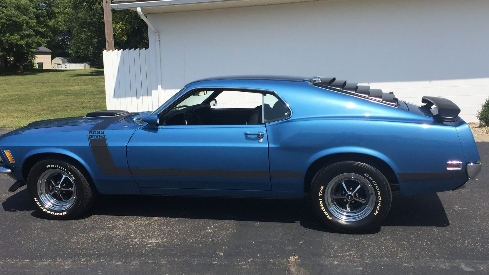 Acapulco Blue 1970 Ford Mustang
