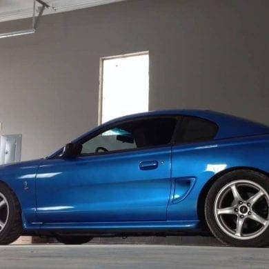 Bright Atlantic Blue 1998 Ford Mustang