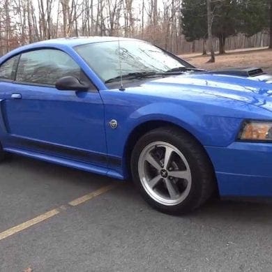 Azure Blue 2004 Ford Mustang