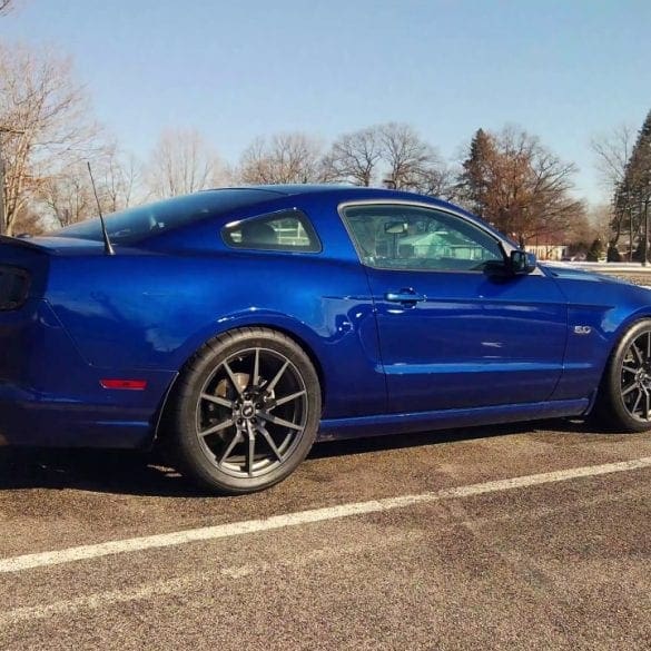 Deep Impact Blue 2014 Ford Mustang