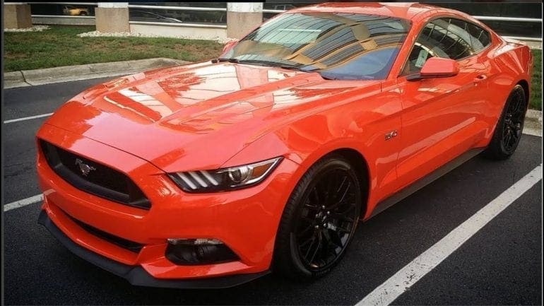 Competition Orange 2016 Ford Mustang