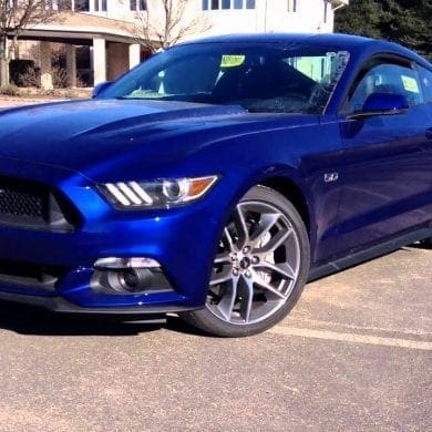 Deep Impact Blue 2016 Ford Mustang