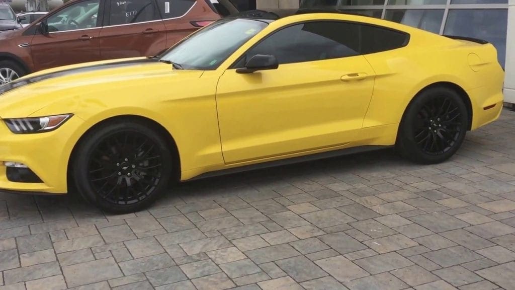 Triple Yellow 2017 Ford Mustang