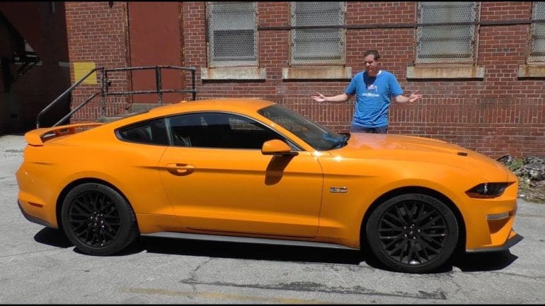 Orange Fury 2019 Ford Mustang