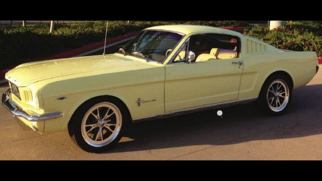 Phoenician Yellow 1965 Ford Mustang
