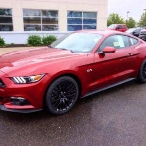 Ruby Red 2016 Ford Mustang