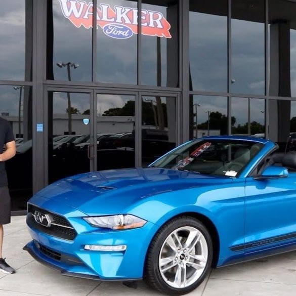 Velocity Blue 2020 Ford Mustang