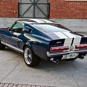 Dark Blue 1967 Ford Mustang