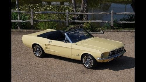 Springtime Yellow 1967 Ford Mustang