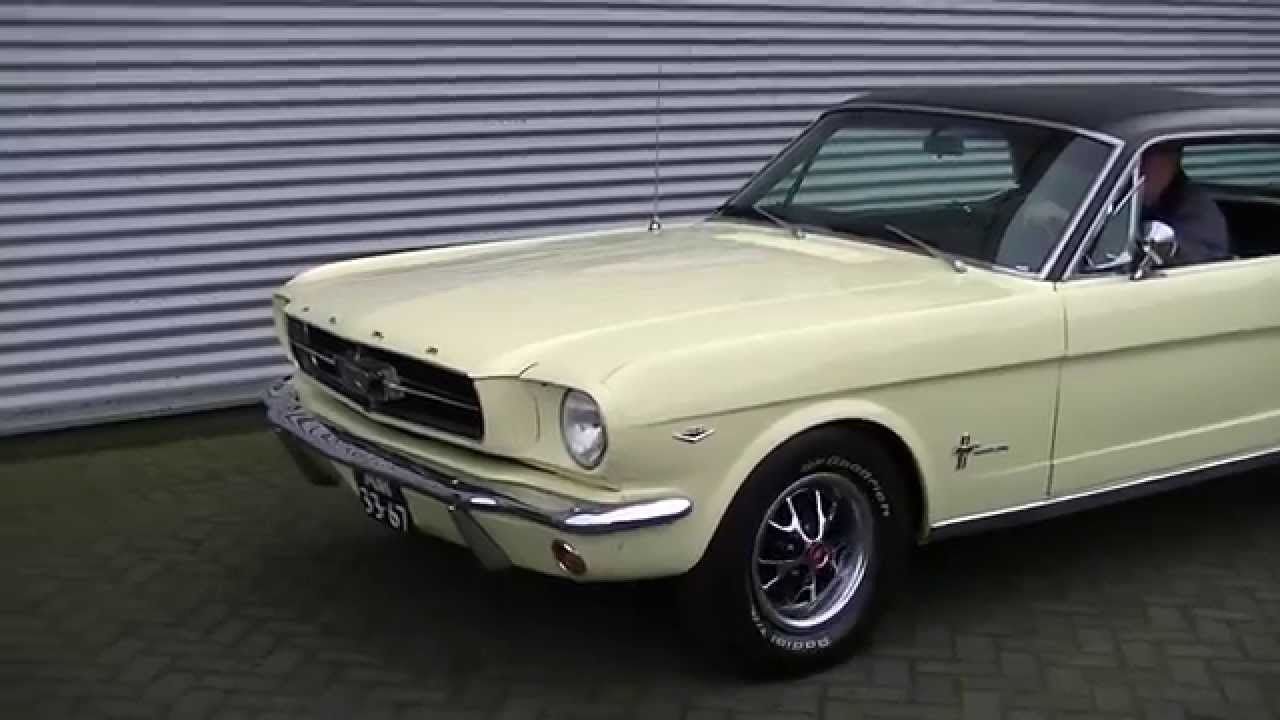 Springtime Yellow 1965 Ford Mustang
