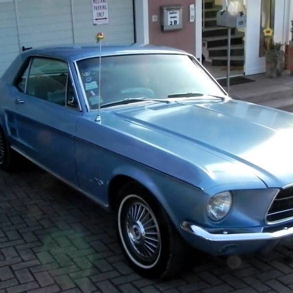 Brittany Blue 1967 Ford Mustang
