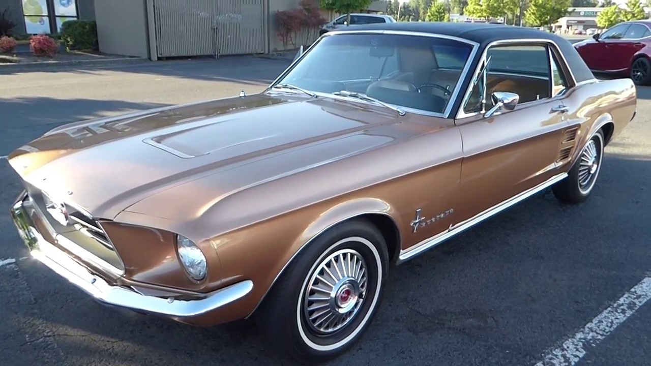 Burnt Amber 1967 Ford Mustang