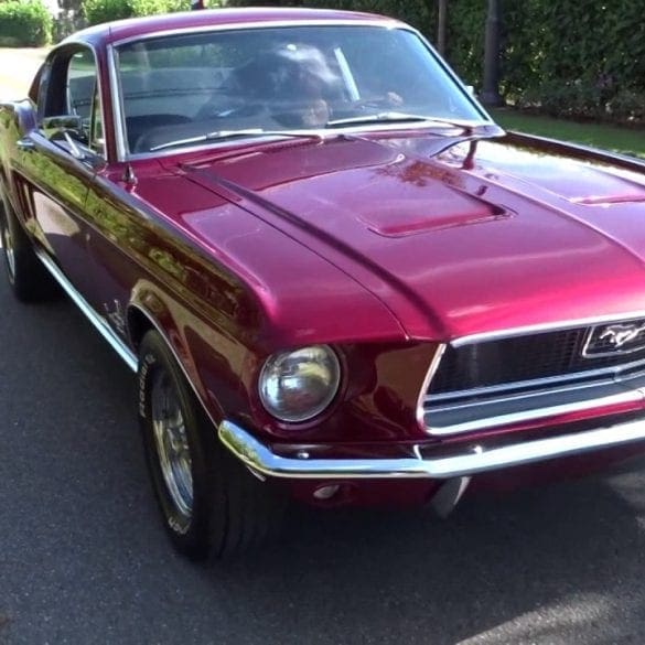 Candy Apple Red 1968 Ford Mustang