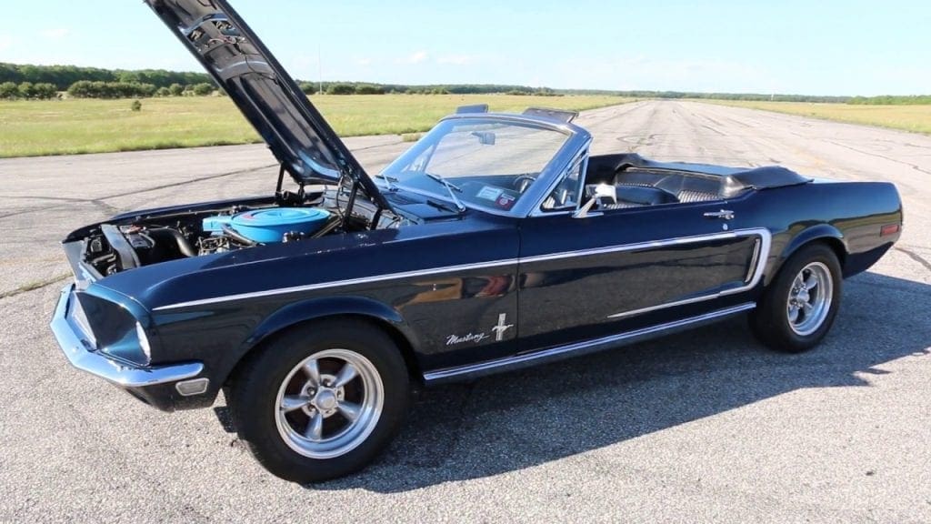 Presidential Blue 1968 Ford Mustang