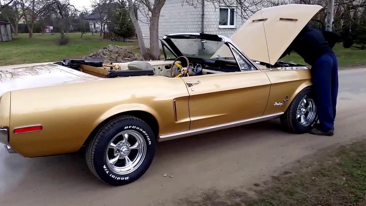 Sunlit Gold 1968 Ford Mustang