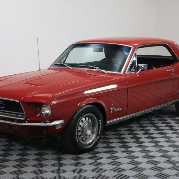 Cardinal Red 1968 Ford Mustang