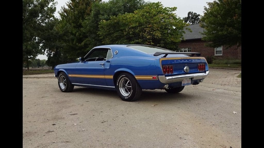 Acapulco Blue 1969 Ford Mustang