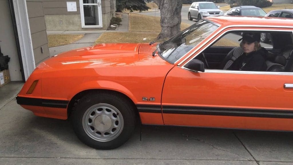 Tangerine 1979 Ford Mustang