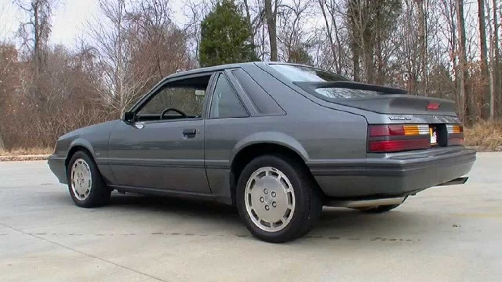 Dark Gray 1986 Ford Mustang