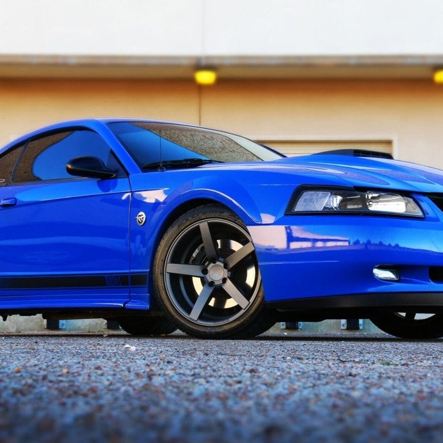 Bright Blue (Light Grabber Blue) 1974 Ford Mustang