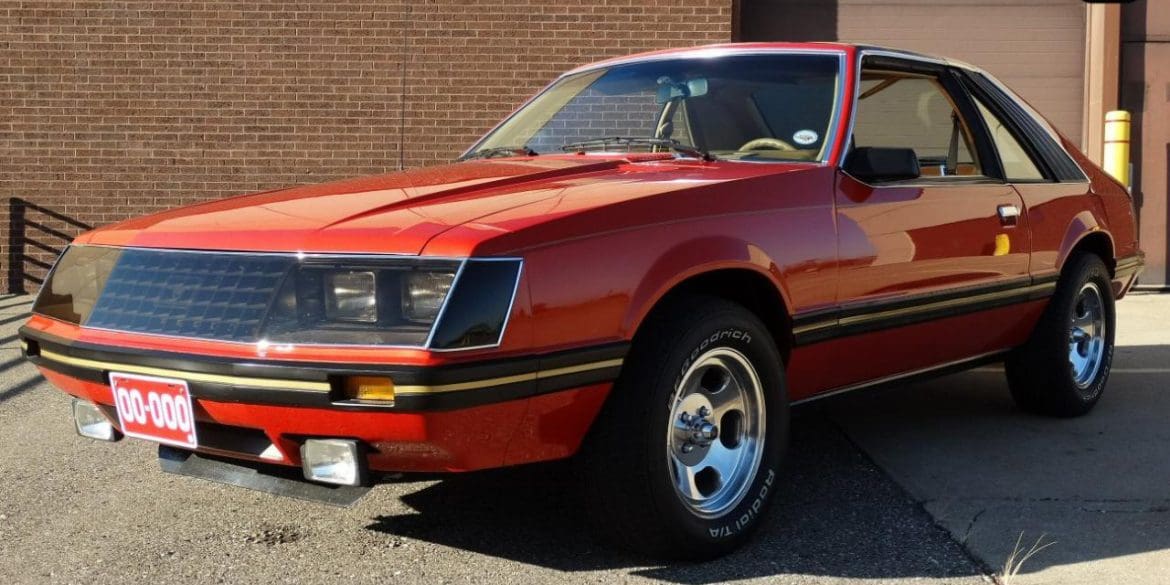 Medium Red 1979 Ford Mustang