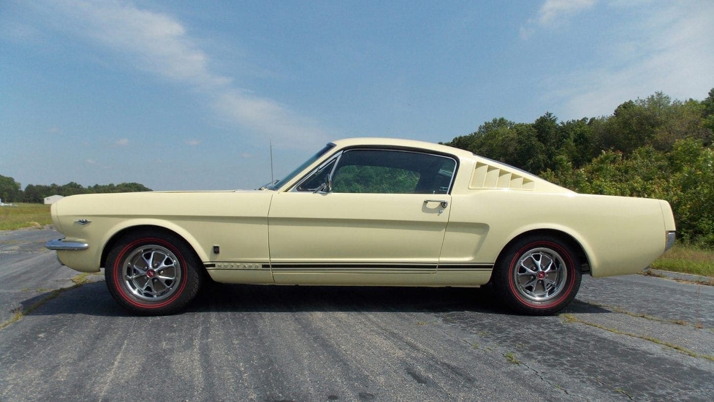 Springtime Yellow 1966 Ford Mustang