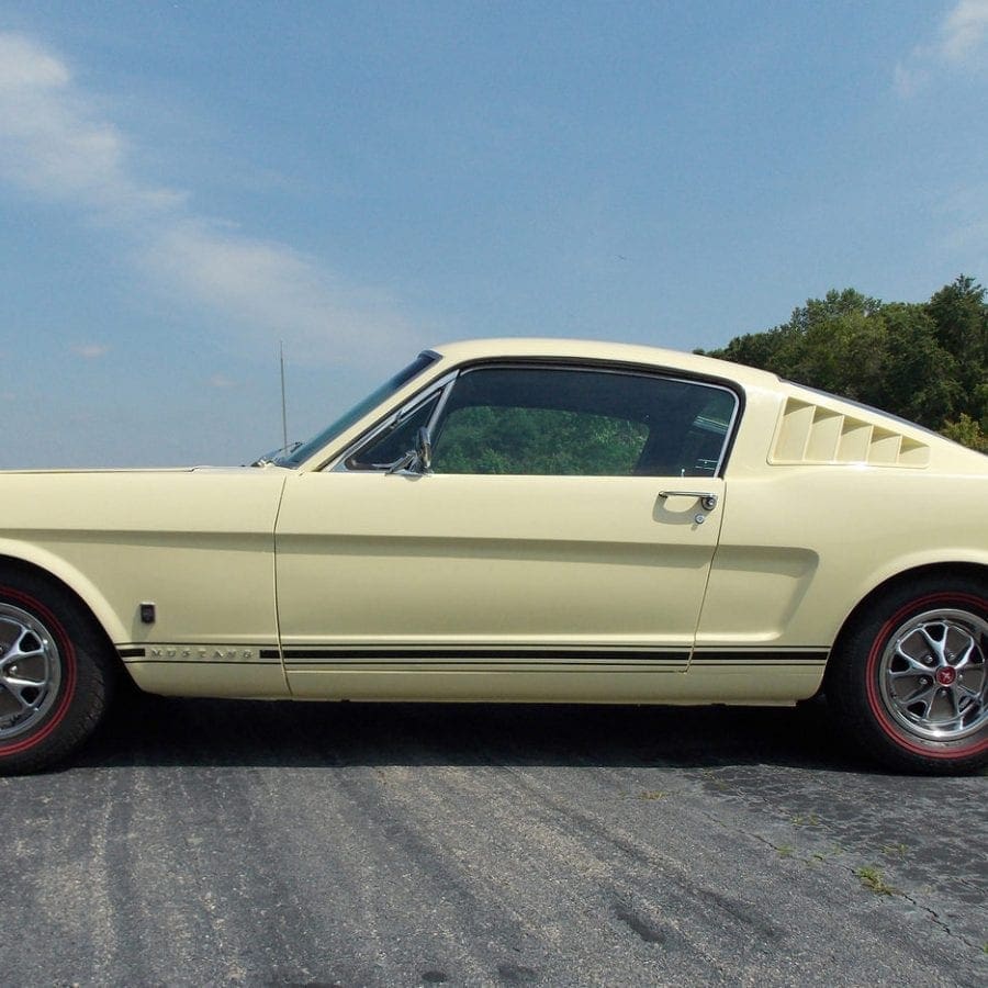 Springtime Yellow 1966 Ford Mustang