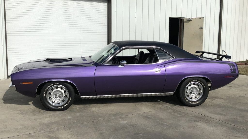 Metallic Purple 1967 Ford Mustang