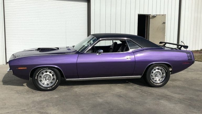 Metallic Purple 1967 Ford Mustang