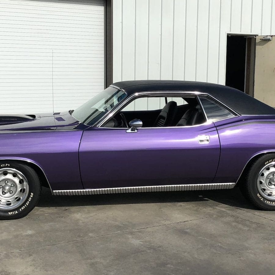 Metallic Purple 1967 Ford Mustang