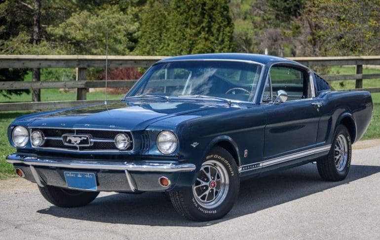 Caspian Blue 1964 Ford Mustang