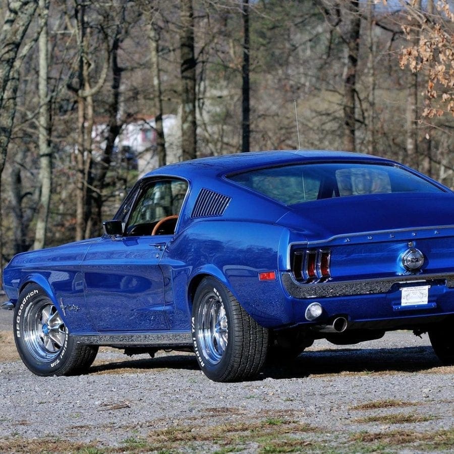 Acapulco Blue 1968 Ford Mustang
