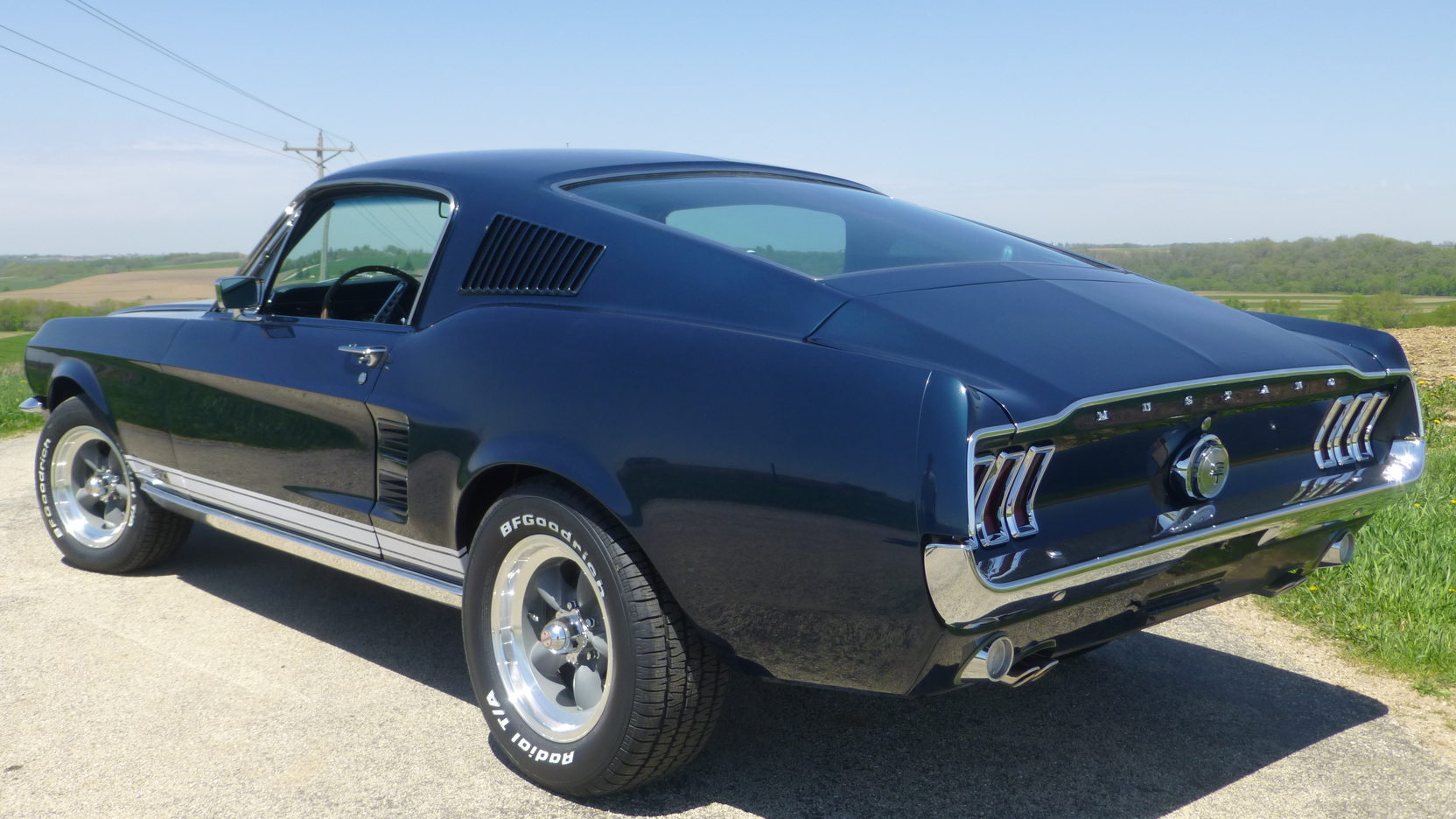 Nightmist Blue 1967 Ford Mustang