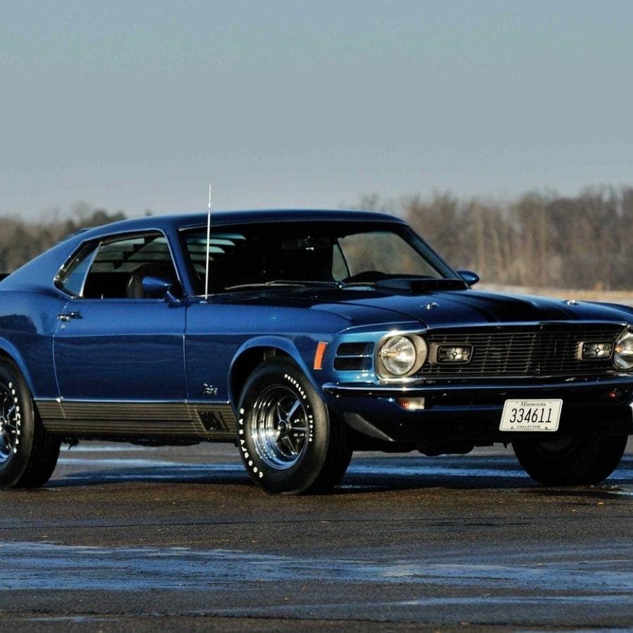 Acapulco Blue 1970 Ford Mustang