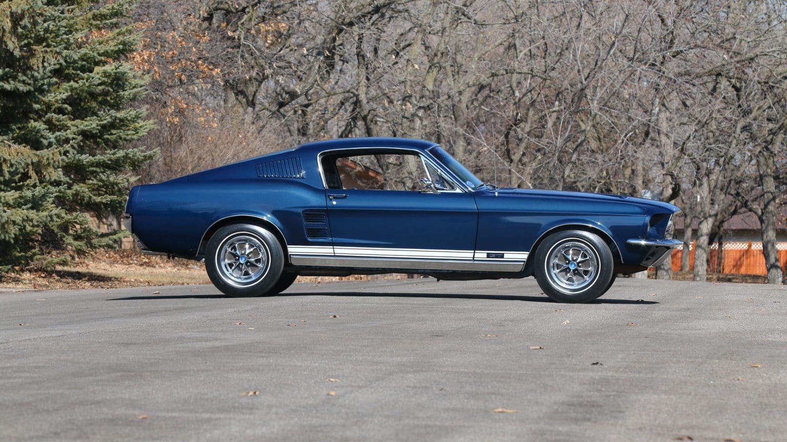 Nightmist Blue 1967 Ford Mustang