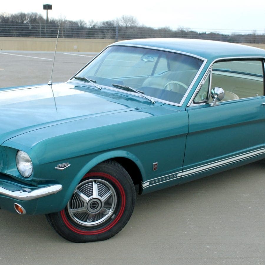 Twilight Turquoise 1965 Ford Mustang