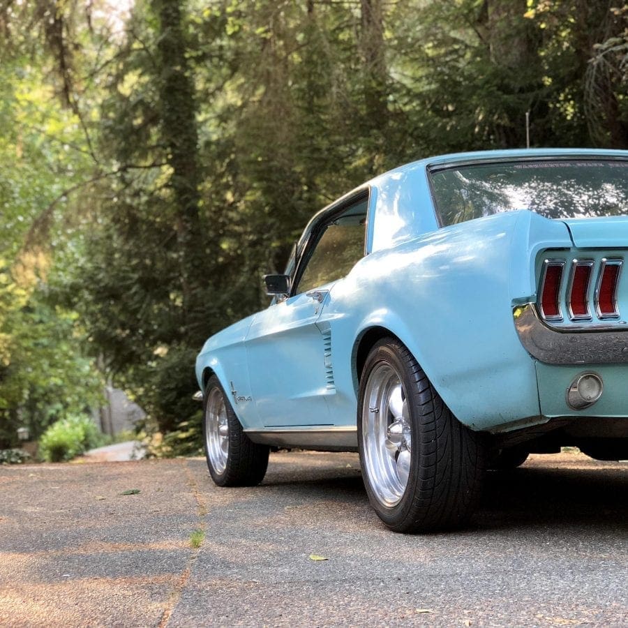 Frost Turquoise 1967 Ford Mustang