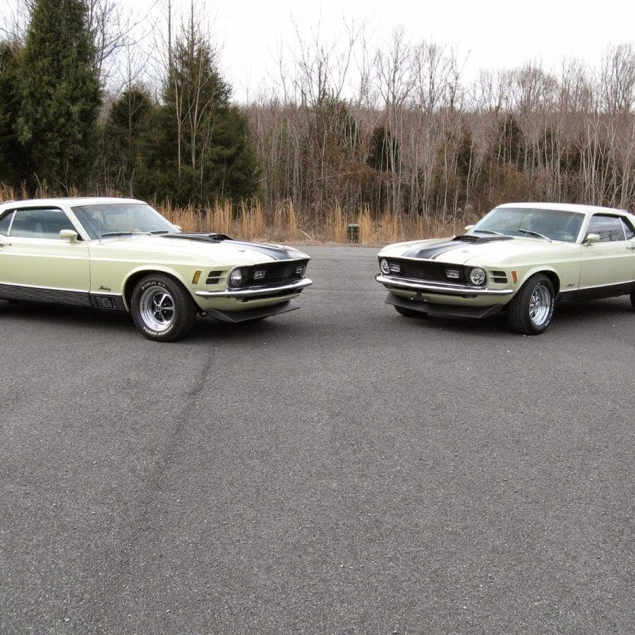 Light Ivy Yellow 1970 Ford Mustang