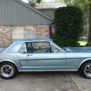 Arcadian Blue 1966 Ford Mustang
