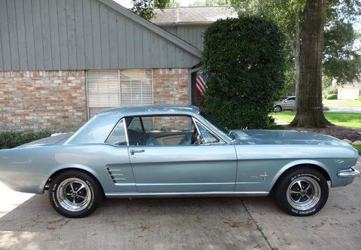 Arcadian Blue 1966 Ford Mustang