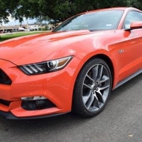 Competition Orange 2016 Ford Mustang