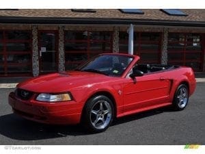 Laser Red 1999 Ford Mustang
