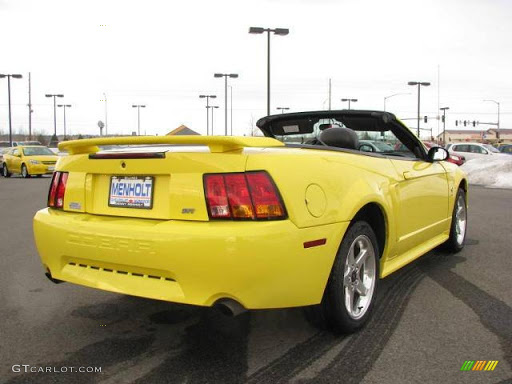Zinc Yellow 2001 Ford Mustang