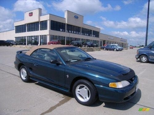 Pacific Green 1997 Ford Mustang
