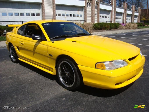 Chrome Yellow 1998 Ford Mustang