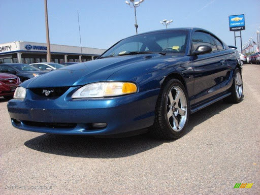 Atlantic Blue 1998 Ford Mustang