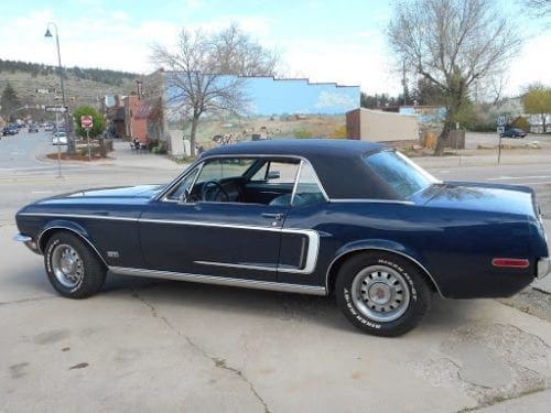 Presidential Blue 1968 Ford Mustang