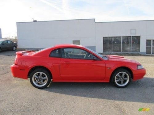 Performance Red 2001 Ford Mustang