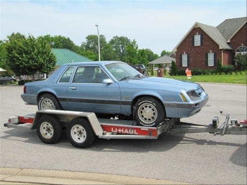 Light Regatta Blue 1986 Ford Mustang