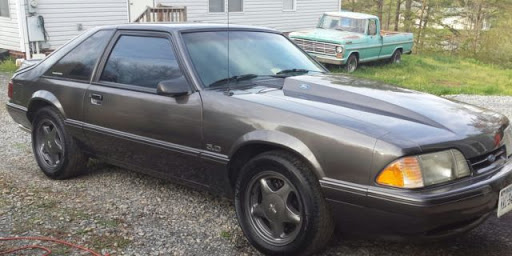 Medium Titanium 1991 Ford Mustang